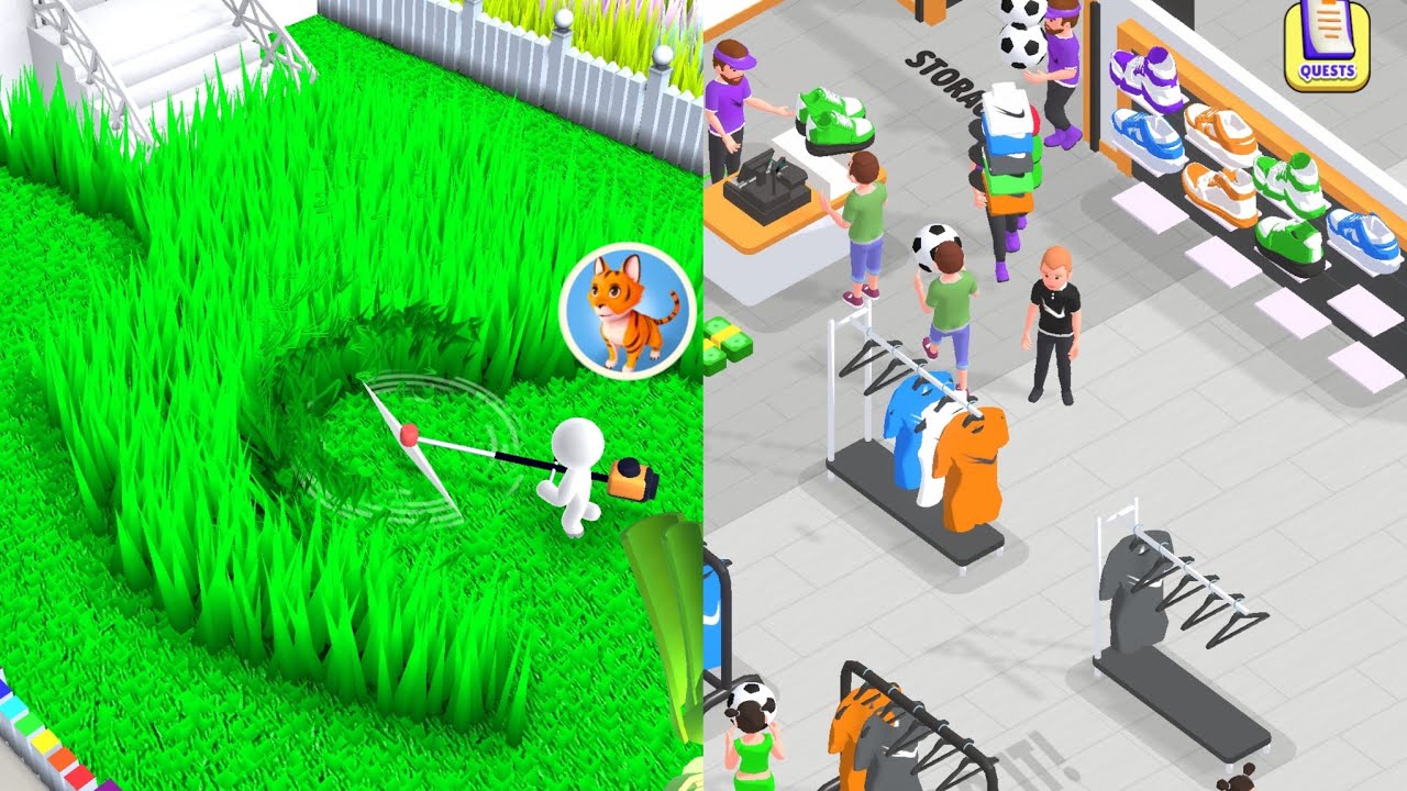 2 SATISFYING VIDEO GAME IN ONE FRAME - YouTube