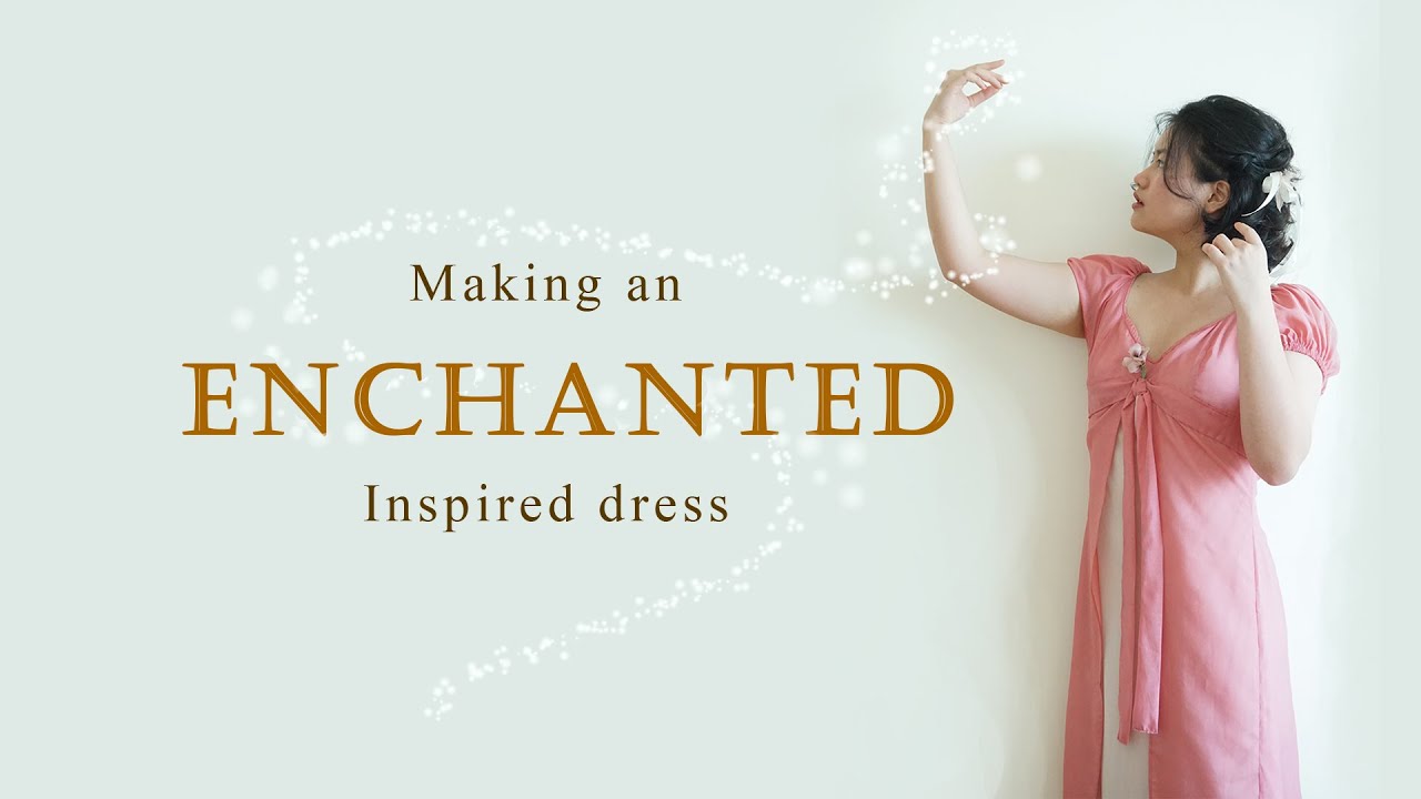 Making an Enchanted inspired dress | Costume Inspired Wardrobe - YouTube