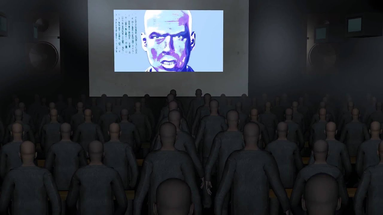 Character Voice Over "1984 Parody" (warning: loud!) - YouTube