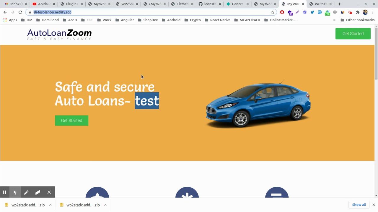 Static Site Generation Wordpress with wp2static and deploy to netlify - YouTube