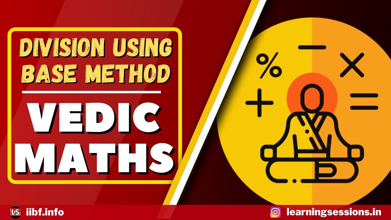 DIVISION USING BASE METHOD | VEDIC MATHS | COMPETITIVE EXAM MATERIAL ...
