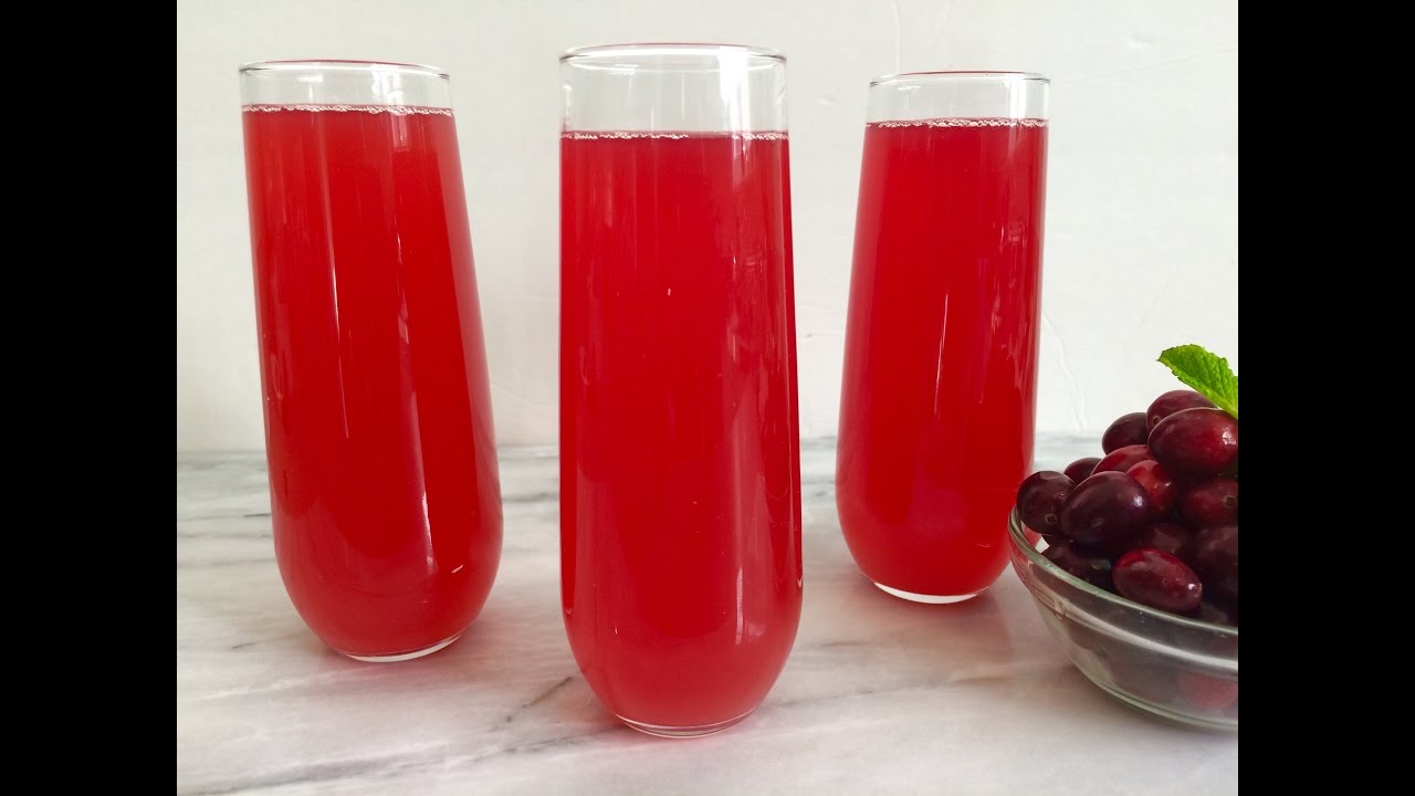How To Make Fresh Cranberry Juice | Sugar-Free Recipe - YouTube