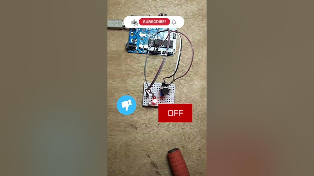 CLAP 👏 LIGHT ON OFF WITH ARDUINO UNO WITH SOUND DETECTION SENSOR # ...