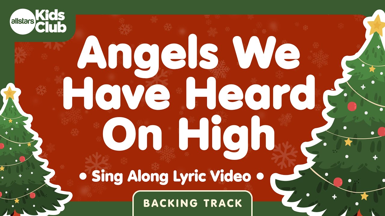 Angels We Have Heard On High (BACKING TRACK) 🎄NEW Christmas Carols ...