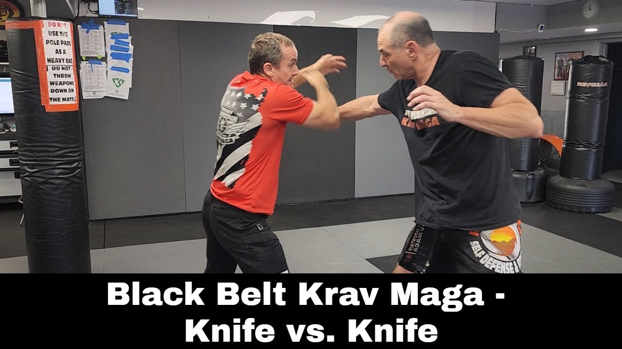Black Belt Krav Maga Knife vs Knife - YouTube