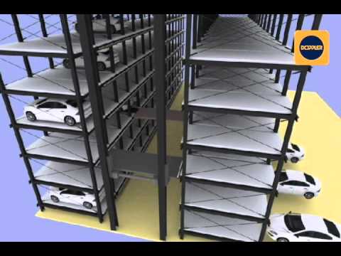 Doppler Robotic Parking System - YouTube