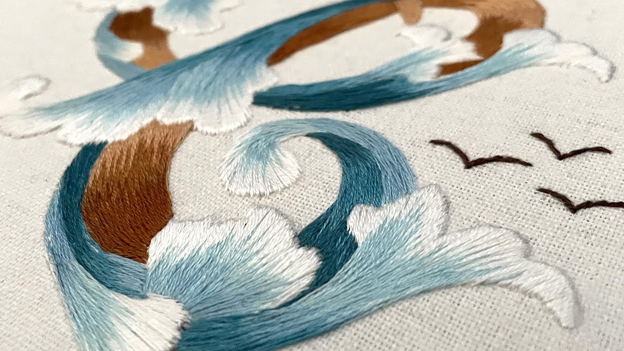Needle Painting Embroidery Tutorial | Part 2 - YouTube