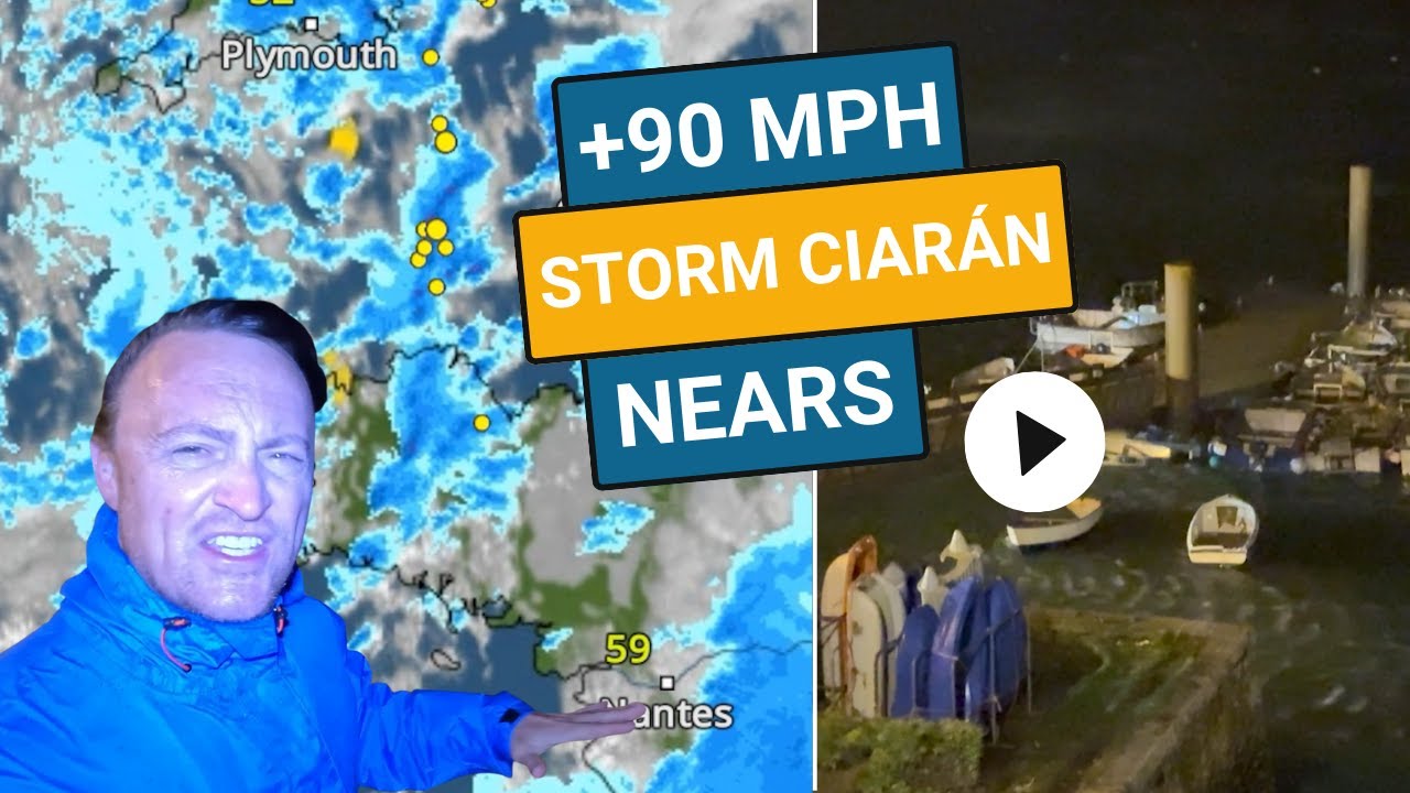 🚨 REPORTING FROM FRANCE | Storm Ciarán Approaches Europe With Hurricane ...