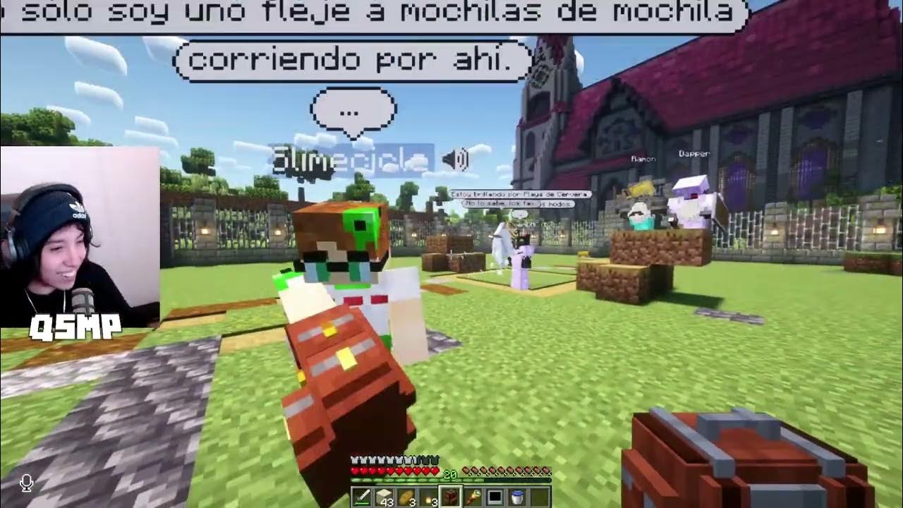 QUACKITY y SLIME se pelea por la mochila 😮😂🤣 QSMP - YouTube