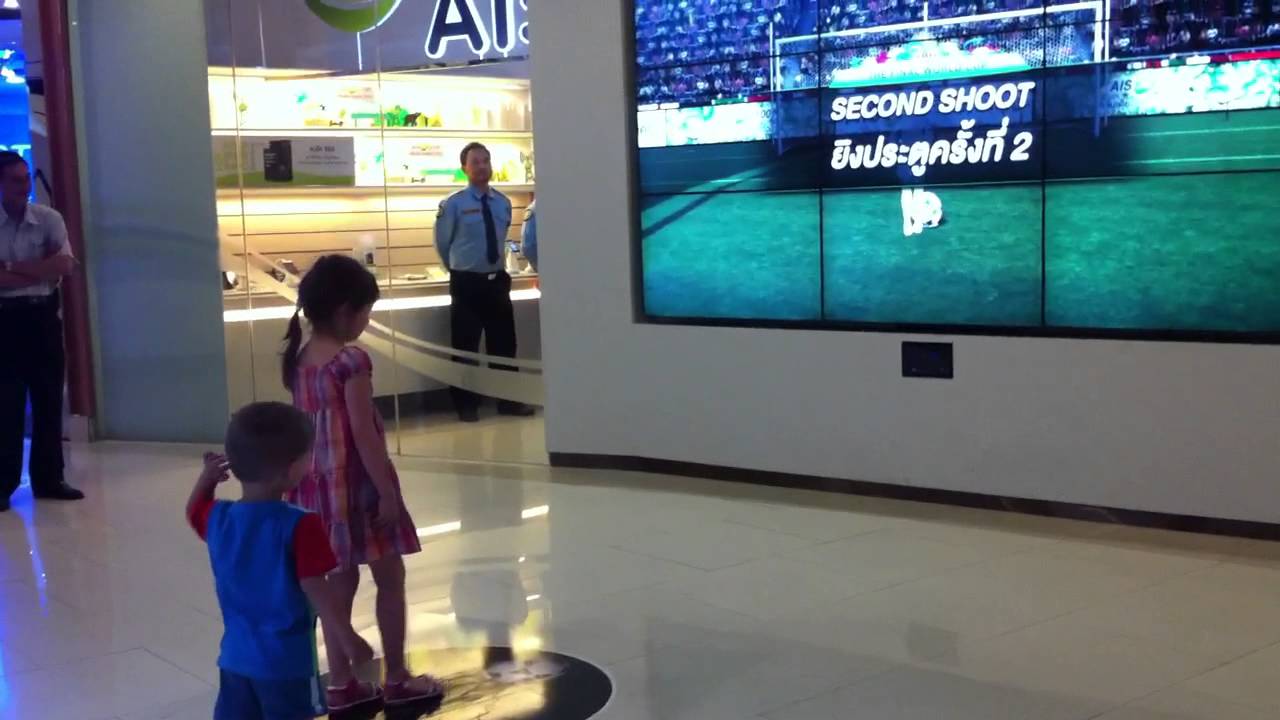 Interactive Football Game - YouTube