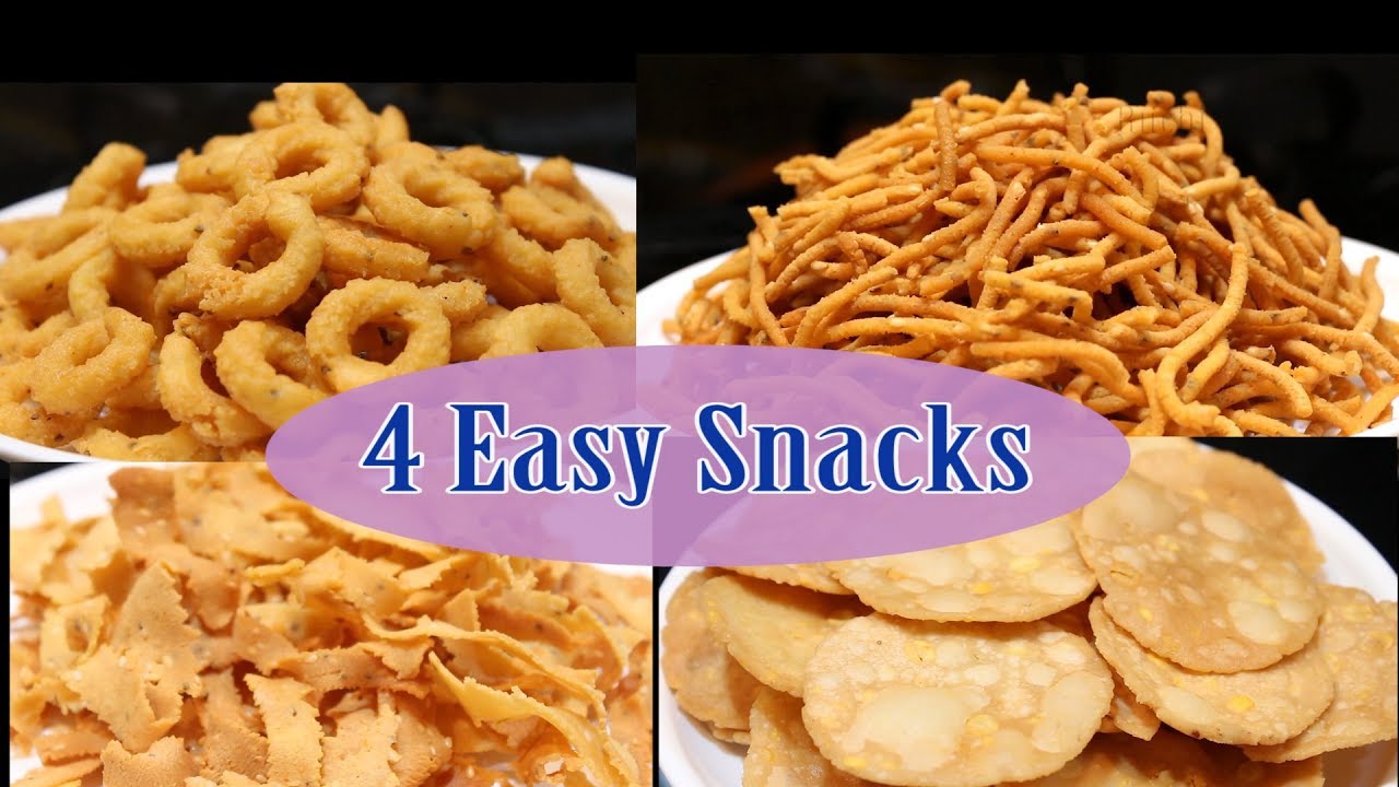 4 Easy Snacks Recipes Ribbon Pakoda Chekodi Janthikalu 4-easy-snacks-recipes-ribbon-pakoda-chekodi-janthikalu