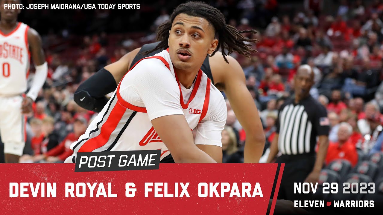 Devin Royal and Felix Okpara meet the media after career-high scoring ...