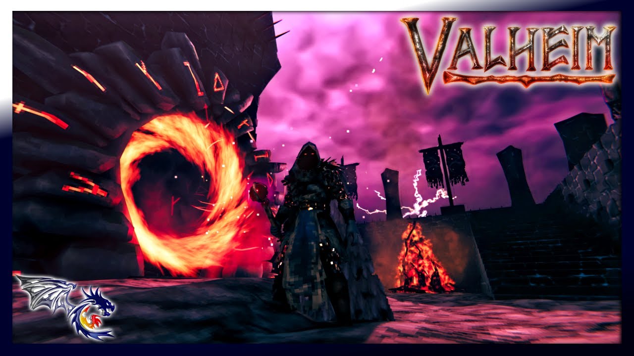 Building An Outpost In The Charred Fortress | Valheim - YouTube