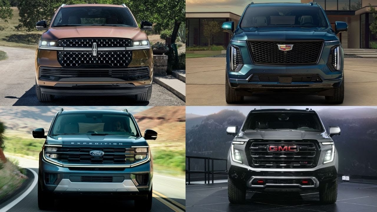 2025 Ford Expedition vs. GMC Yukon vs. Lincoln Navigator vs. Cadillac ...