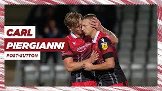 Carl Piergianni's reaction | Stevenage 3-0 Sutton United by ...