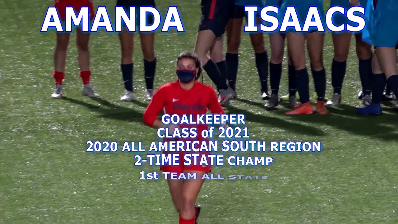 Amanda Isaacs Best Of All American Soccer Goalkeeper - YouTube