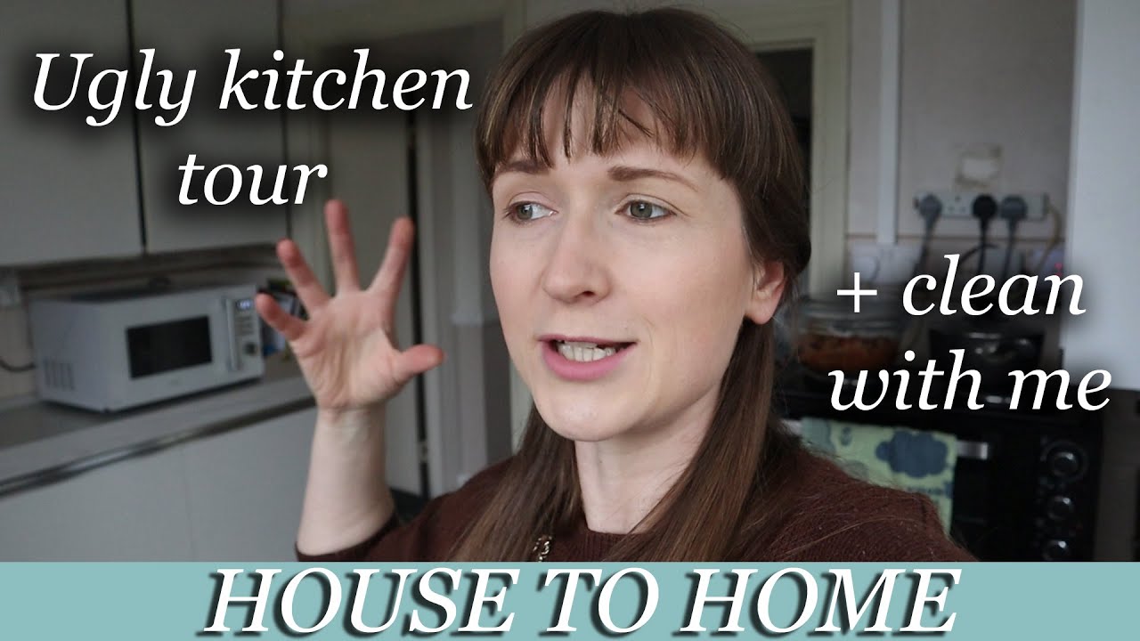 UGLY KITCHEN TOUR & RENOVATION UPDATES | CLEAN WITH ME | ALINA GHOST ...