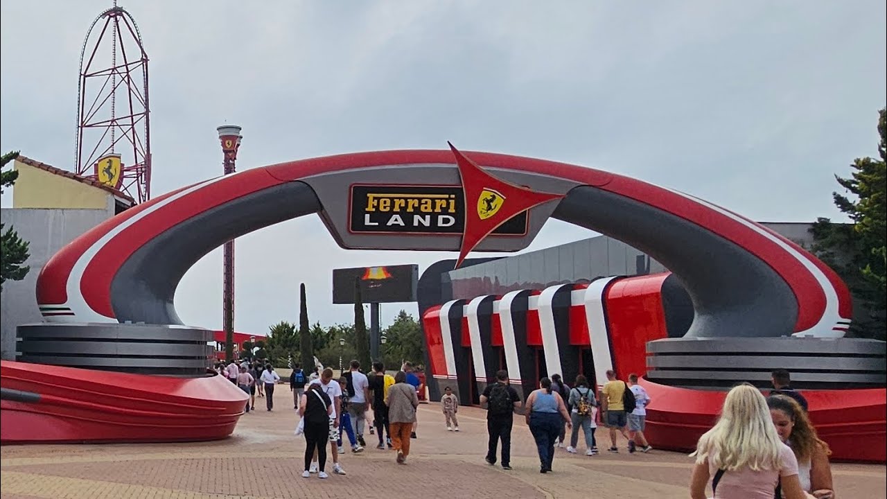 A quick look at Ferrari Land in Spain - YouTube