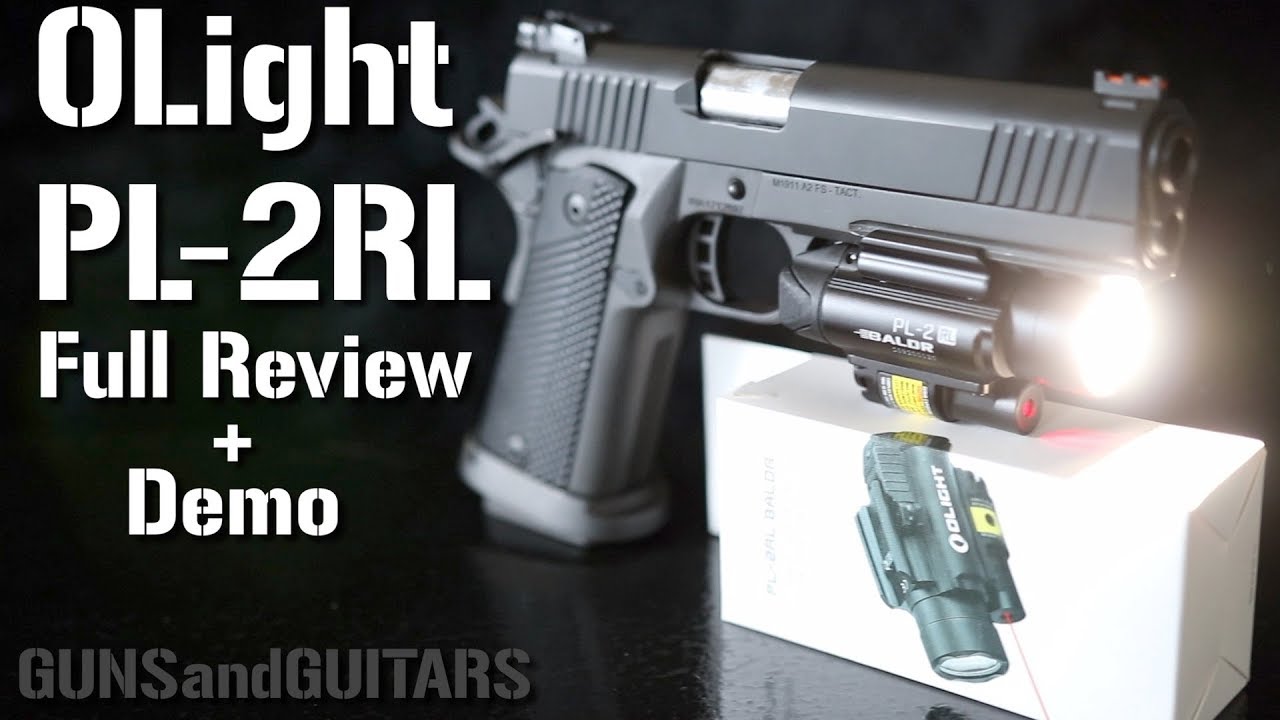 The WORLD'S BRIGHTEST weapon LIGHT/LASER COMBO! (1200 Lumen OLIGHT PL ...