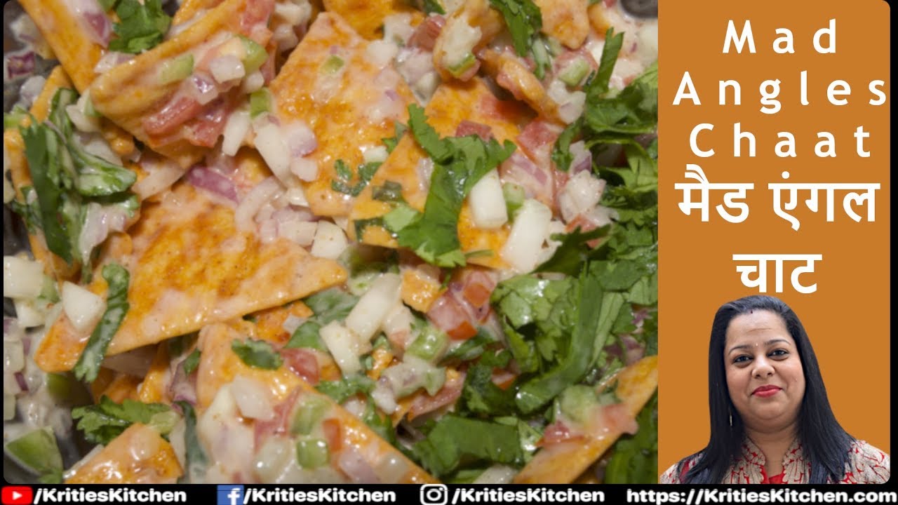 5 minutes quick snacks | Mad Angles Chaat | मैड एंगल चाट By Kritie's ...