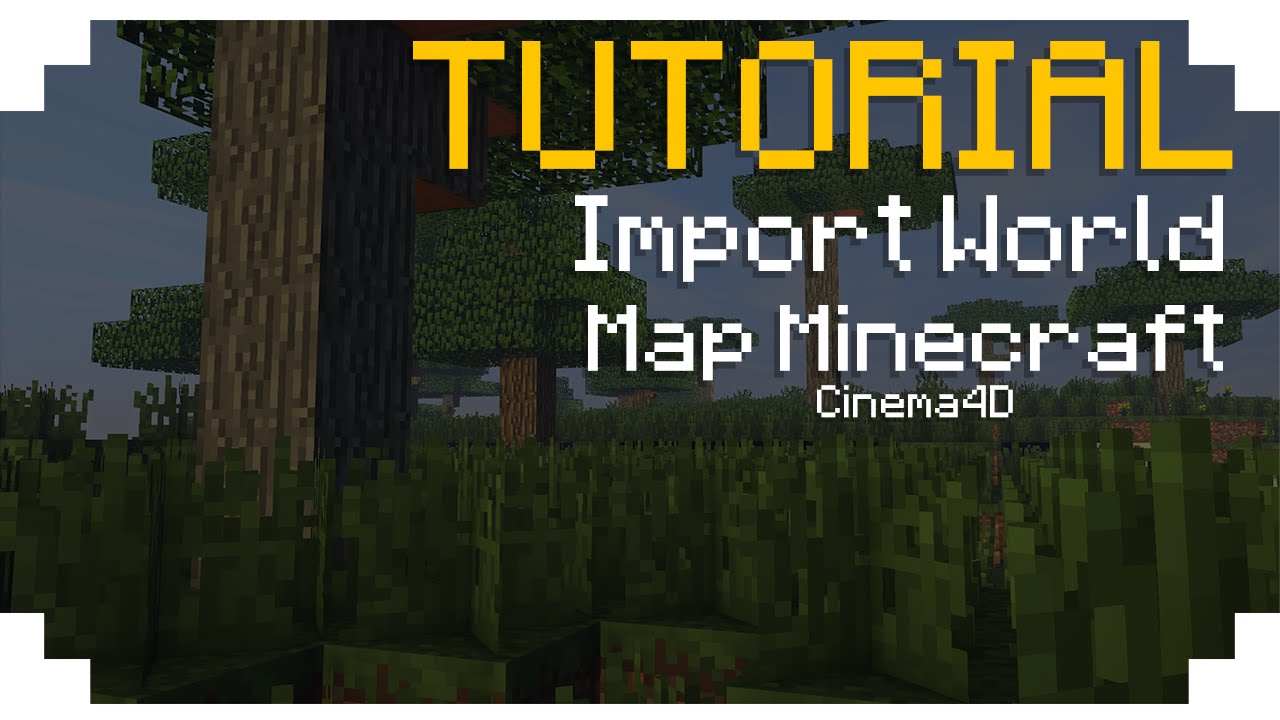 Cinema4D Tutorial - การ Import World Minecraft "แบบที่สอง" (เกือบ ...
