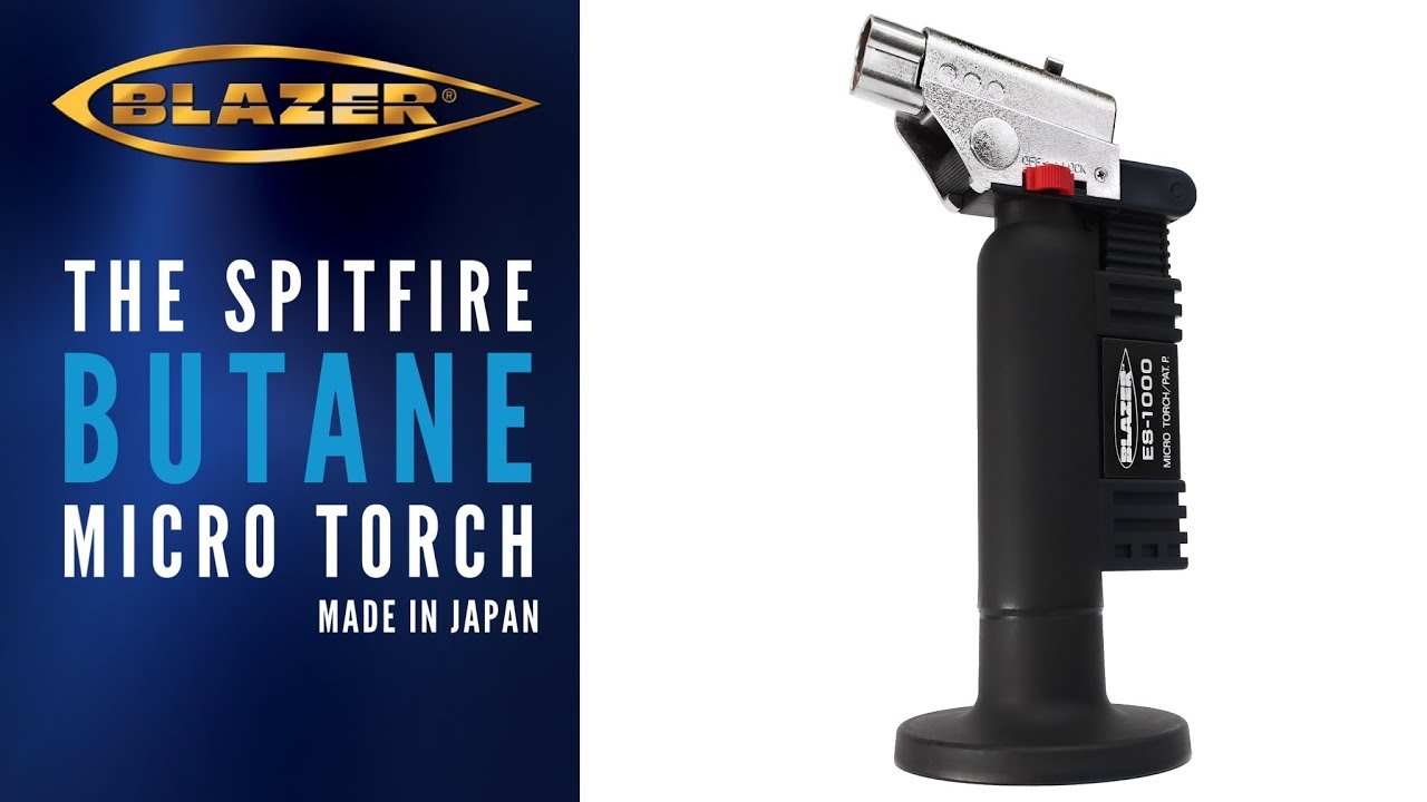 The Blazer Products Spitfire Butane Refillable Torch - YouTube