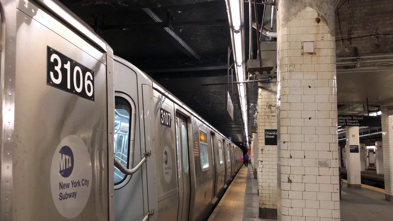 NYC Subway | R179 (J) Train at Chambers Street - YouTube
