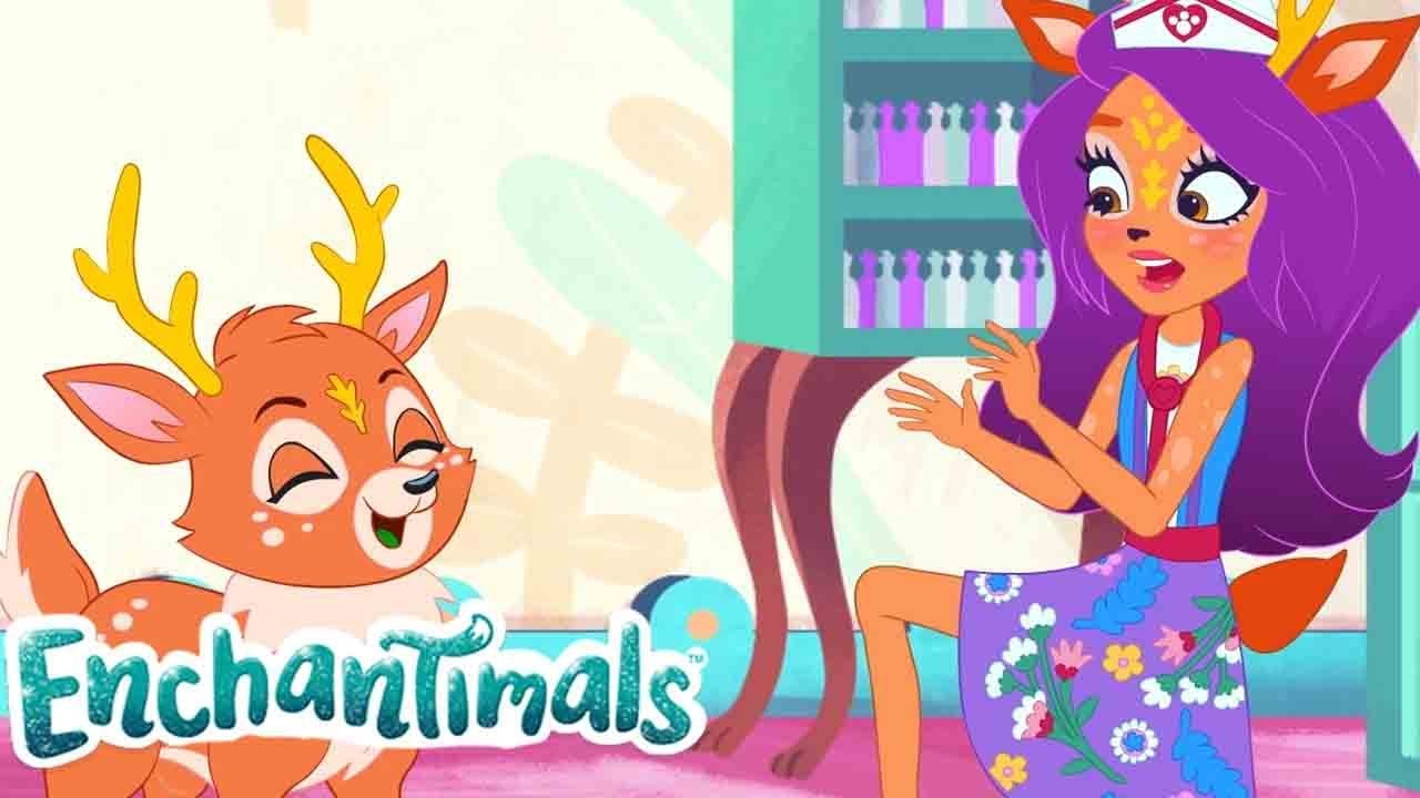 Enchantimals Nederlands | GROENE TONG, BLAUWE TONG💜WILDE WISPELTURIGE ...