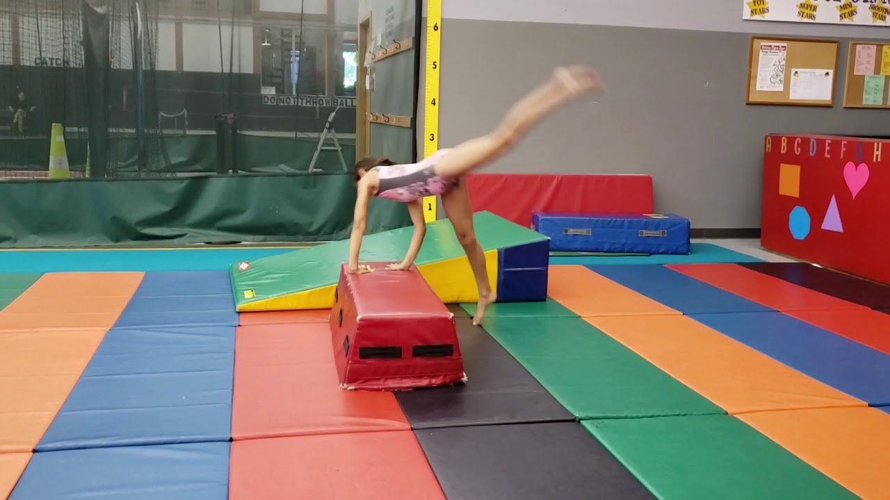 Shooting Girls Cartwheel Over Block - YouTube