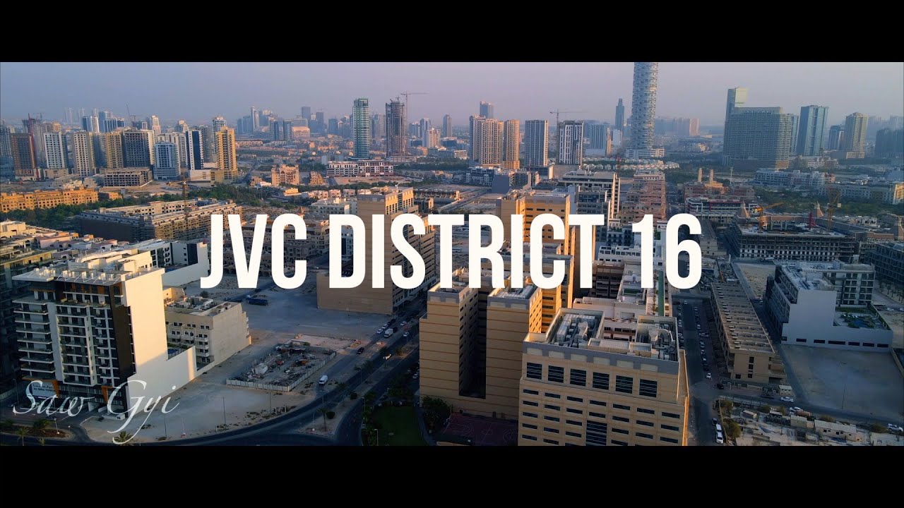 Dubai JVC District 16 Jumeirah Village Circle Dubai Drone Video UAE ...