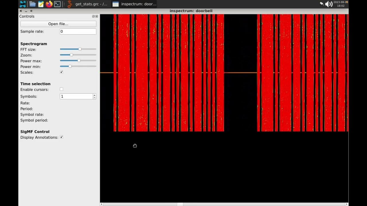 016 - HackRF article - Hacking a doorbell - Getting the payload - inspectrum - YouTube