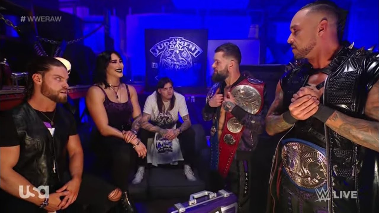The Judgement Day Backstage Segment - Wwe Raw 1/29/24 - YouTube