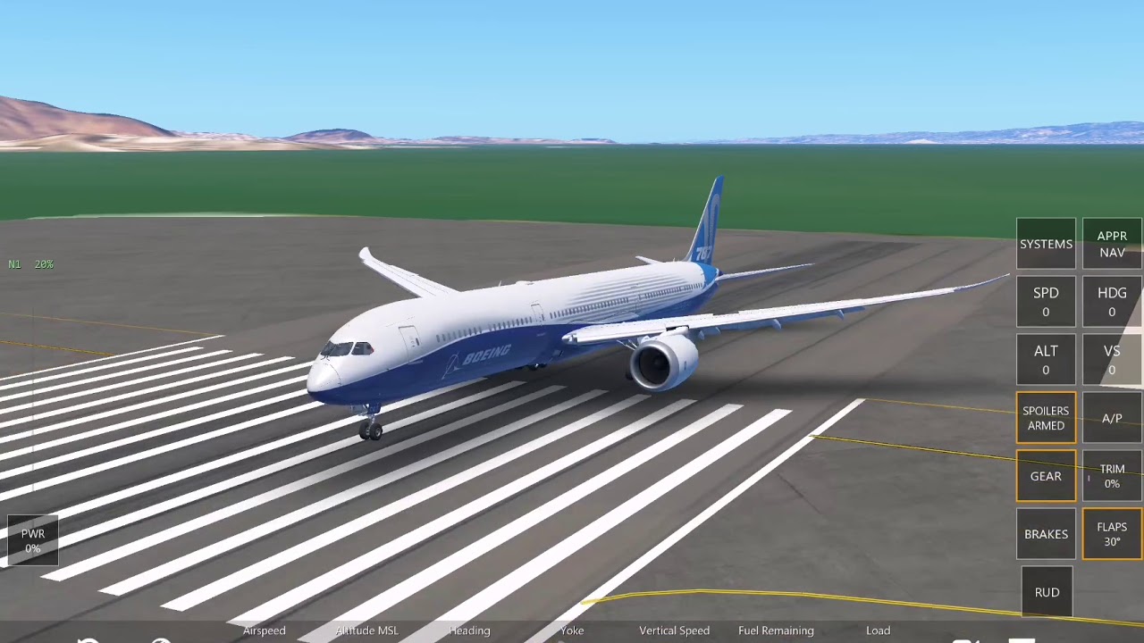 BOEING 787 LANDING / BOEING 787 ATTERRISSAGE - YouTube