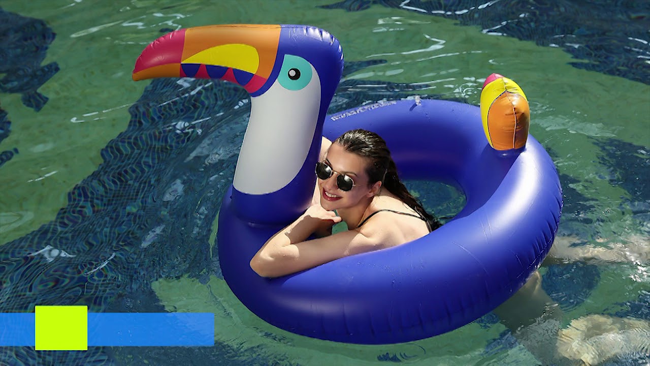 Giant Toucan Inflatable Pool Float - YouTube