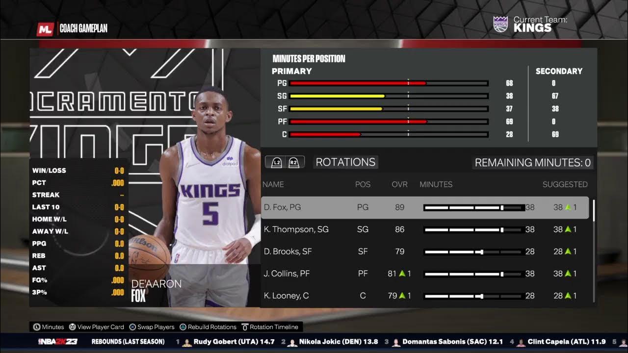 Kings fantasy draft franchise ep1 nba 2k23 - YouTube