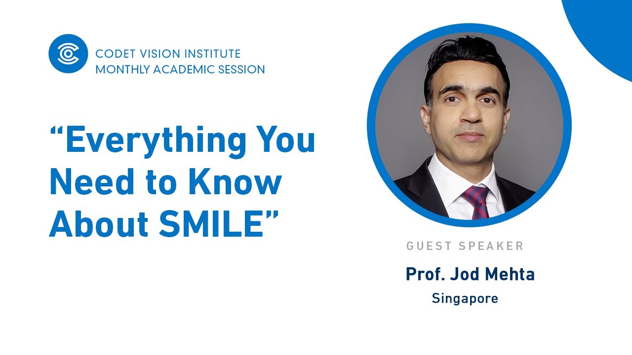 Everything you need to know about SMILE by Prof. Jod S Mehta - YouTube