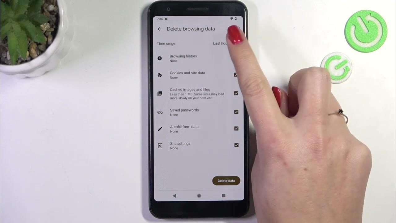 How to Clear Browsing Data on Google Pixel 3a – Delete History, Cache ...