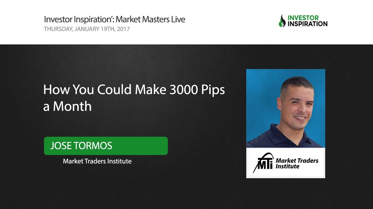 How You Could Make 3000 Pips a Month | Jose Tormos - YouTube