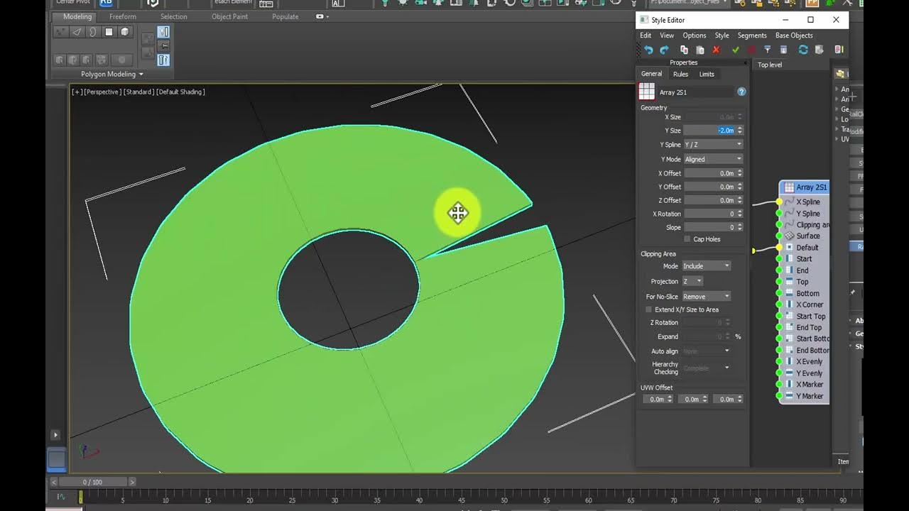 Tutorial Creating Radial Paving with RailClone & 3Dmax - YouTube