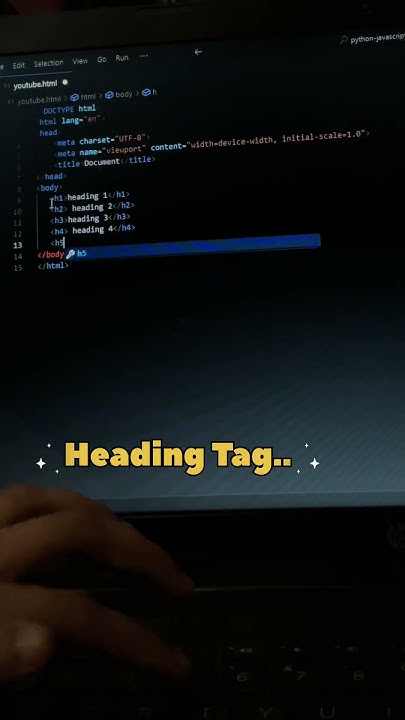 Heading Tag Followformore Headingtags Htmlcodes Html Shorts Youtube Youtube