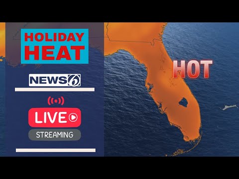 🔴10 P.M. LIVE WEATHER | It's About To Get Hot In Florida Heading Into ...