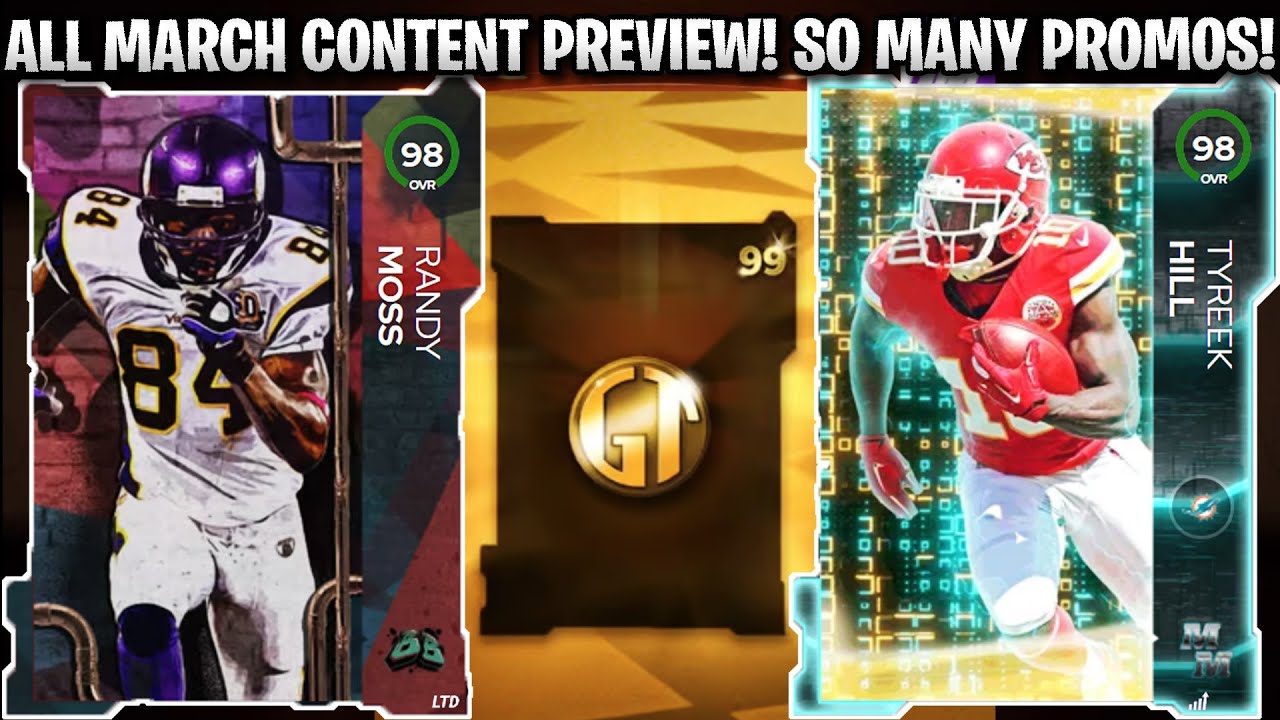 ALL MARCH CONTENT PREVIEW! GOLDEN TICKETS, MADDEN MACHINES, AND SO MUCH ...