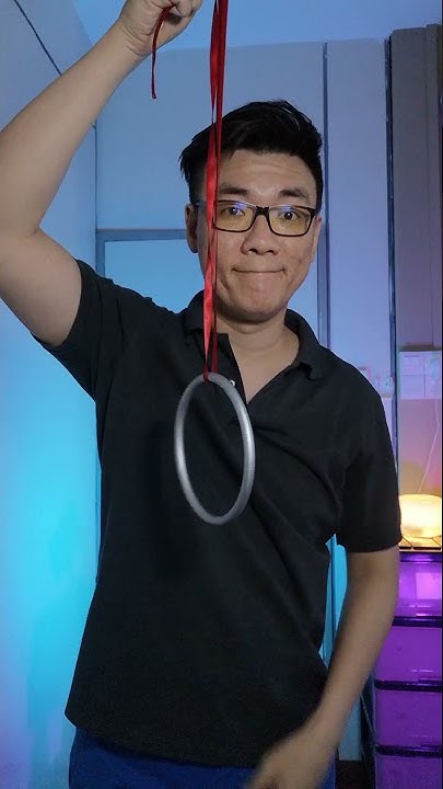 Ring and String Magic Trick - YouTube