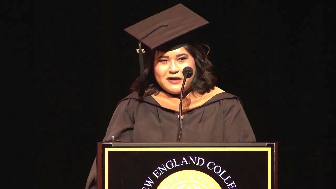 New England College of Business Commencement 2018 - Student Speech ...