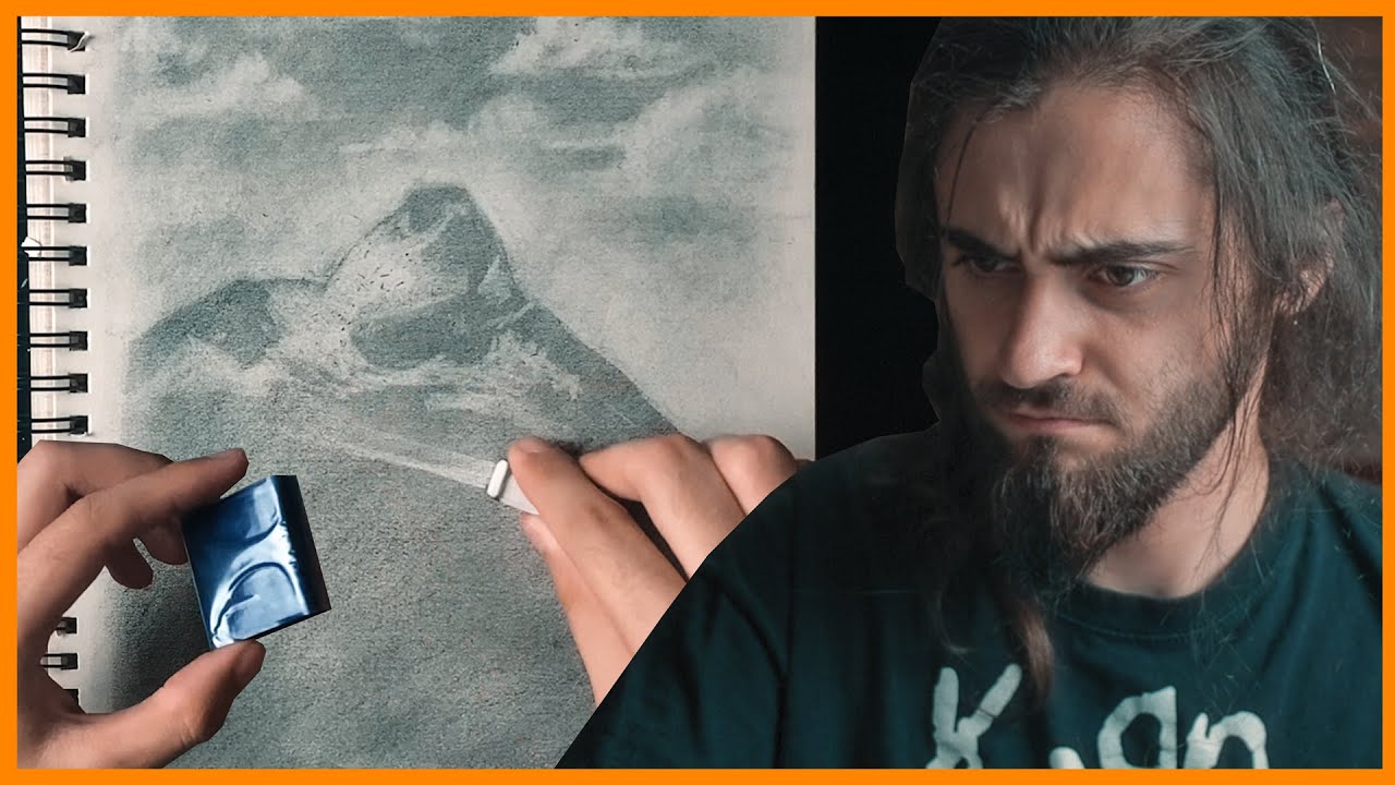 Desenez cu GUMA DE ȘTERS / RADIERA - YouTube