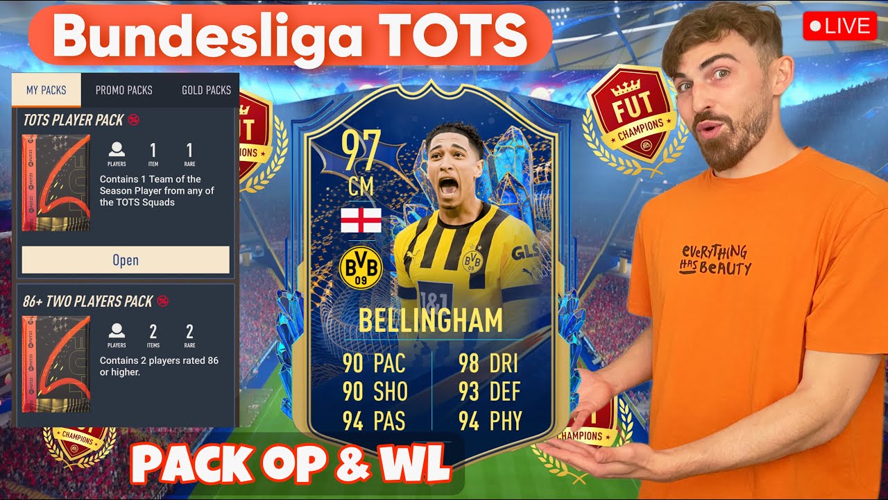 FIFA CAFE doar la NEMTI TV | MARE PACK OPENING TOTS BUNDESLIGA ...