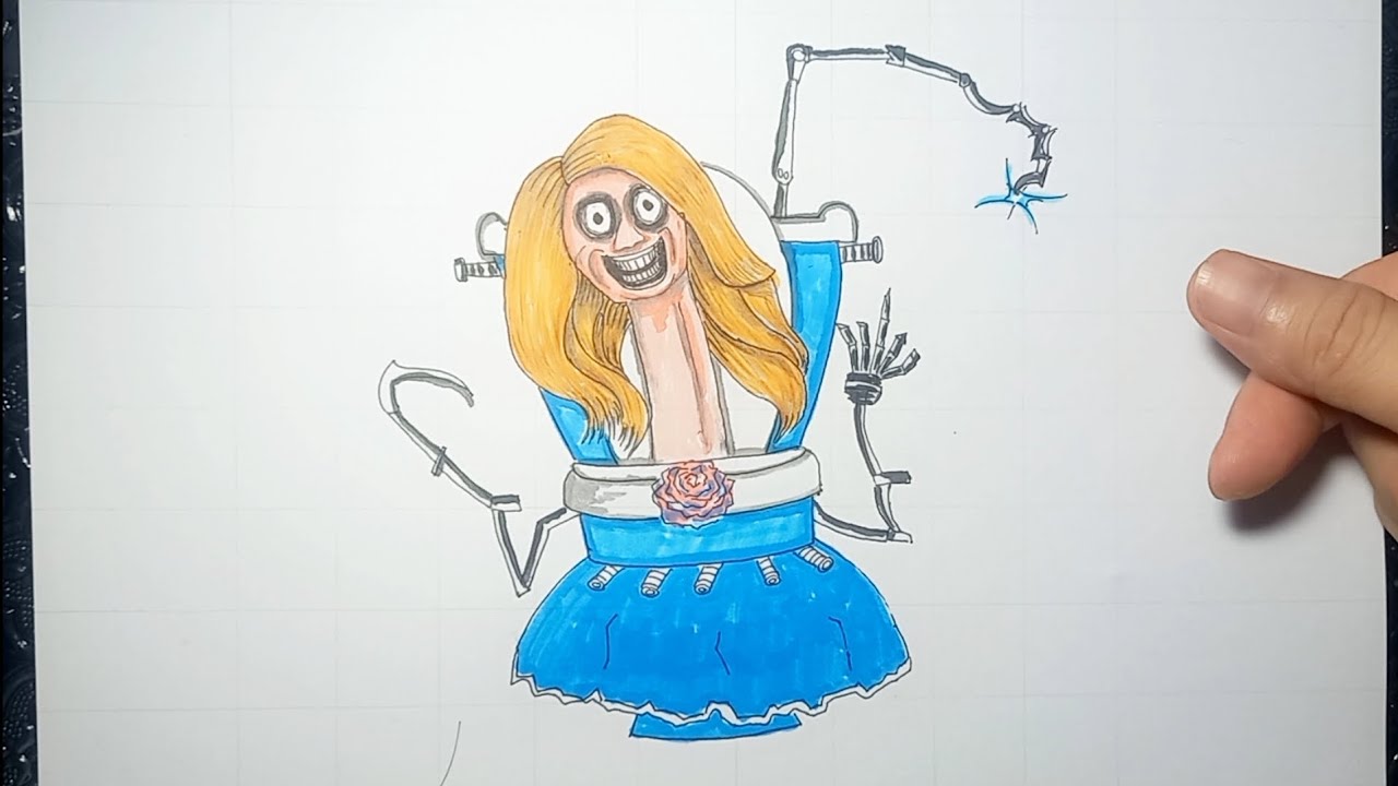 How to draw Skibidi Woman in Skibidi Toilet Multiverse 018 - YouTube