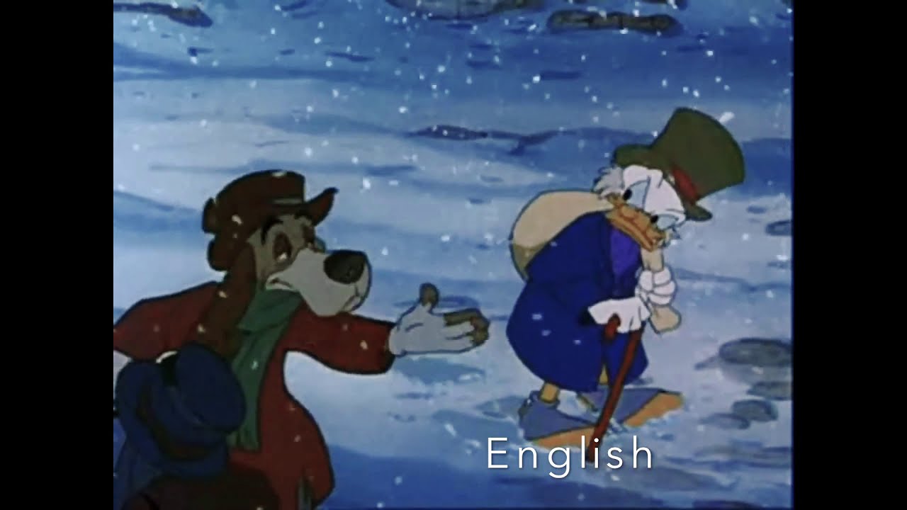 Mickey's Christmas Carol (1983) Ah, he was a good one (with 3 Languages ...