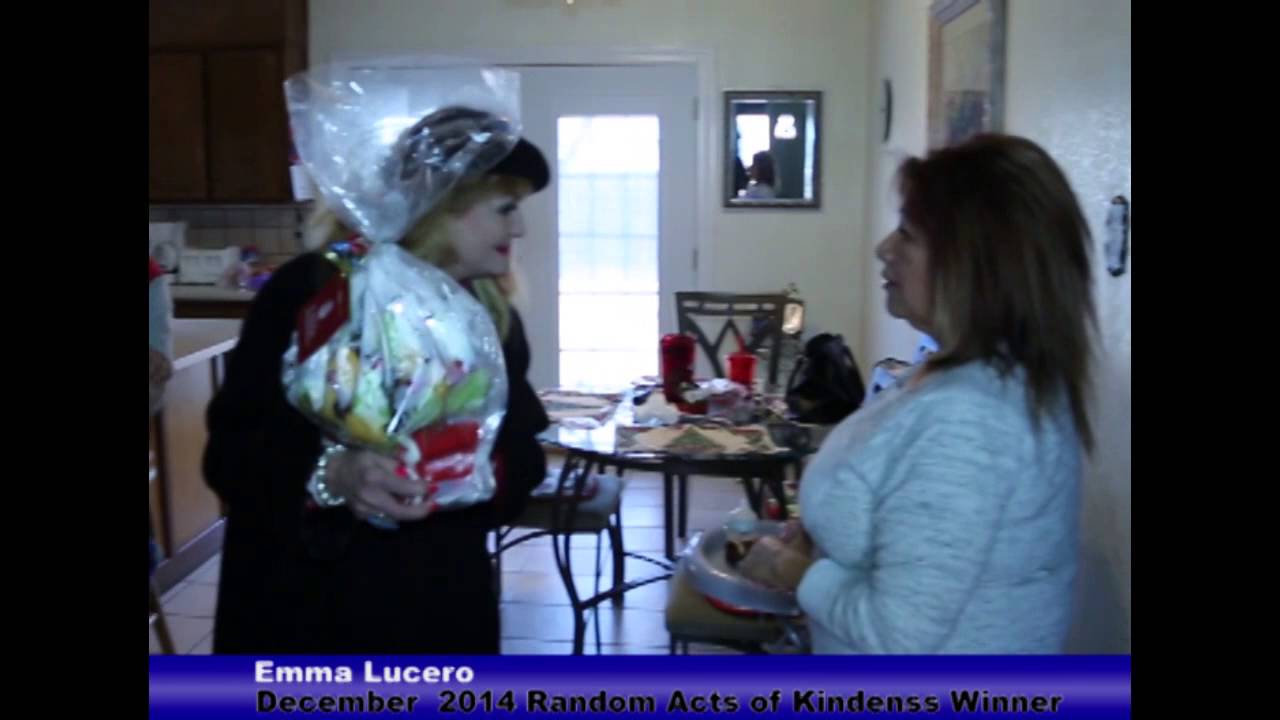 Emma Lucero Random Acts of Kindenss - YouTube