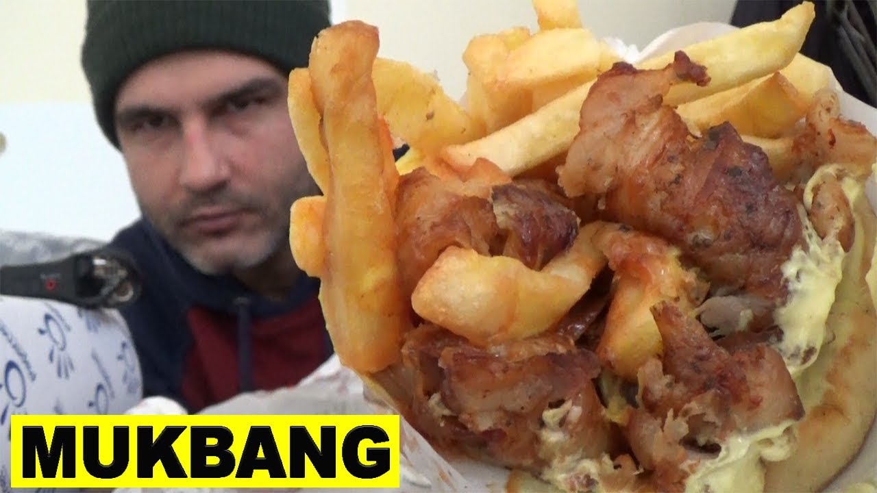 ΠΙΤΟΓΥΡΟ με σως μουστάρδας MUKBANG - YouTube